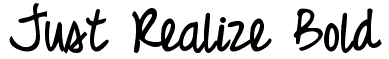 Just Realize Bold: Free Font Download | MaisFontes