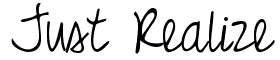 Just Realize: Free Font Download | MaisFontes