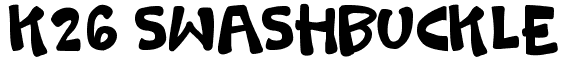K26 Swashbuckle: Free Font Download | MaisFontes