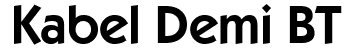 Kabel Demi Font Family: Download Free | MaisFontes