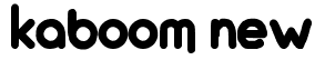 KaBoom New: Free Font Download | MaisFontes