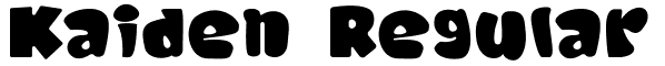 Kaiden Regular: Free Font Download | MaisFontes