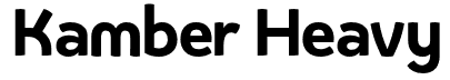 Kamber Heavy Font: Free Download | MaisFontes