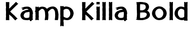 Kamp Killa Bold Font: Free Download | MaisFontes
