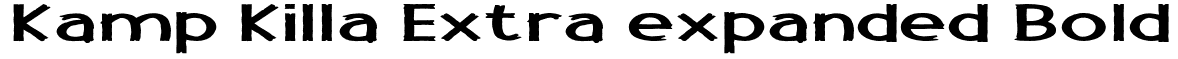 Kamp Killa Extra expanded Bold: Free Font Download | MaisFontes