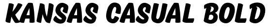 Kansas Casual Bold: Free Font Download | MaisFontes