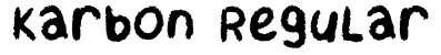 Karbon Regular Font: Free Download | MaisFontes