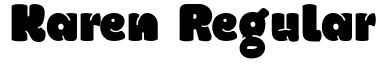 Karen Regular: Free Font Download | MaisFontes