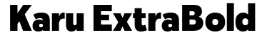 Karu ExtraBold Font: Free Download | MaisFontes
