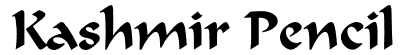 Kashmir Pencil: Free Font Download | MaisFontes