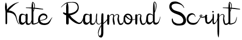 Kate Raymond Script: Download Free Font | MaisFontes