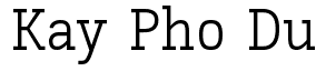 Kay Pho Du: Free Font Download | MaisFontes