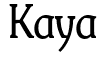 Kaya Font: Free Download | MaisFontes