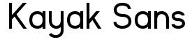 Kayak Sans Font: Free Download | MaisFontes