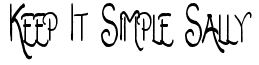 Keep It Simple Sally: Free Font Download | MaisFontes