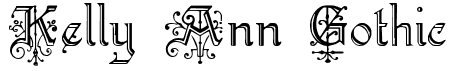 Kelly Ann Gothic Font: Free Download | MaisFontes