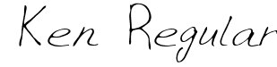 Ken Regular: Free Font Download | MaisFontes