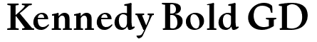 Kennedy Bold GD: Free Font Download | MaisFontes
