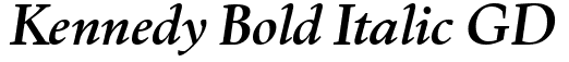 Kennedy Bold Italic GD Font: Free Download | MaisFontes