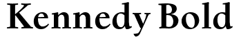 Kennedy Bold: Free Font Download | MaisFontes