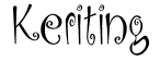 Keriting: Free Font Download | MaisFontes