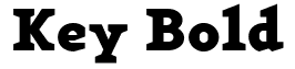 Key Bold: Free Font Download | MaisFontes