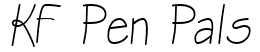 KF Pen Pals Font: Free Download | MaisFontes