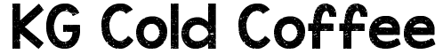 KG Cold Coffee: Free Font Download | MaisFontes