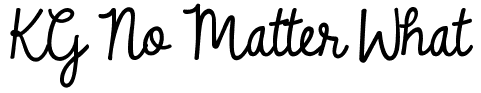 KG No Matter What: Baixar Fonte Grátis | MaisFontes