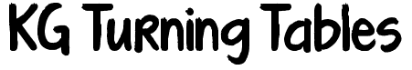 KG Turning Tables: Free Font Download | MaisFontes