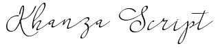 Khanza Script Font: Free Download | MaisFontes