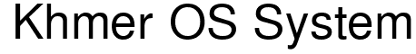 Khmer OS Font Family: Free Download | MaisFontes