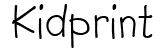 Kidprint: Baixar Fonte Grátis | MaisFontes