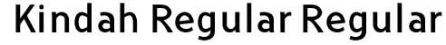 Kindah Regular Regular: Baixar Fonte Grátis | MaisFontes