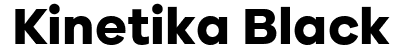 Kinetika Black Font: Free Download | MaisFontes