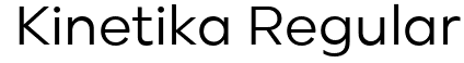 Kinetika Regular Font: Free Download | MaisFontes