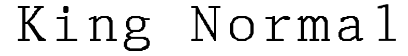 King Normal: Free Font Download | MaisFontes