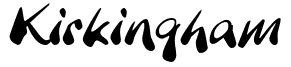 Kirkingham Font: Free Download | MaisFontes