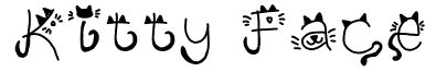 Kitty Face: Free Font Download | MaisFontes