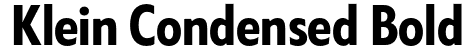 Klein Condensed Bold: Download Free Font | MaisFontes