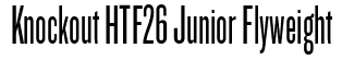 Knockout HTF46 Flyweight Font: Free Download | MaisFontes