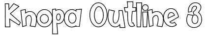 Knopa Outline 3 Font: Free Download | MaisFontes