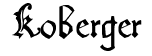 Koberger Font: Free Download | MaisFontes