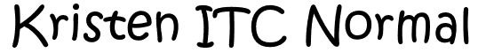 Kristen ITC Font: Free Download | MaisFontes