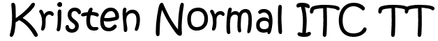Kristen ITC Font: Free Download | MaisFontes