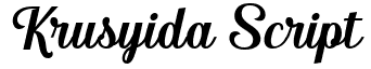 Krusyida Script: Free Font Download | MaisFontes