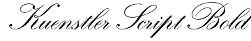 Kuenstler Script Bold Font: Free Download | MaisFontes