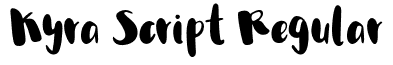 Kyra Script Regular: Baixar Fonte Grátis | MaisFontes