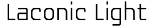 Laconic Light: Baixar Fonte Grátis | MaisFontes