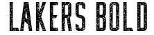 Lakers Bold Font: Free Download | MaisFontes